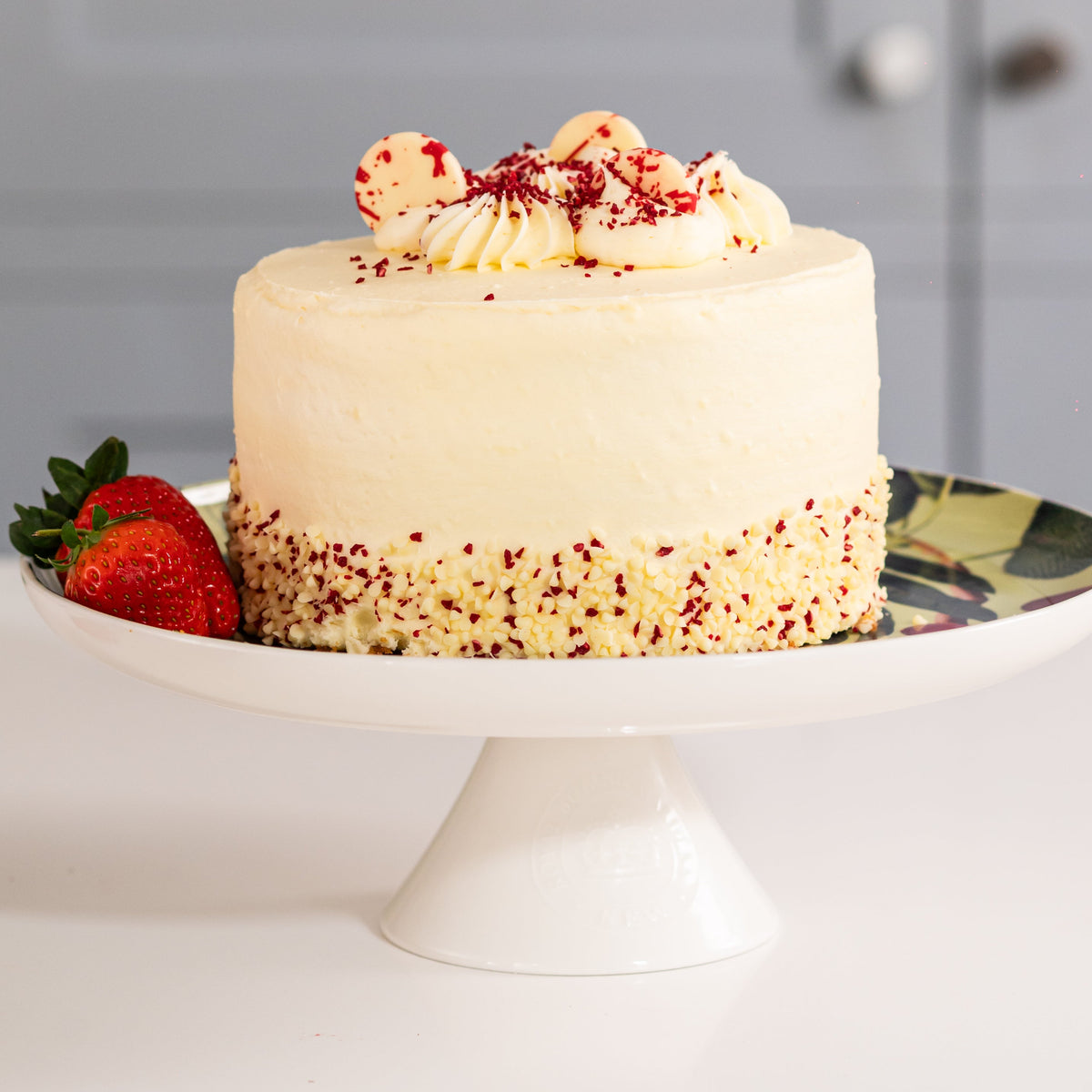 Buy Kew Bloom Cake Stand Fine China, 28cm, Dishwasher Safe, Gift-Ready ...
