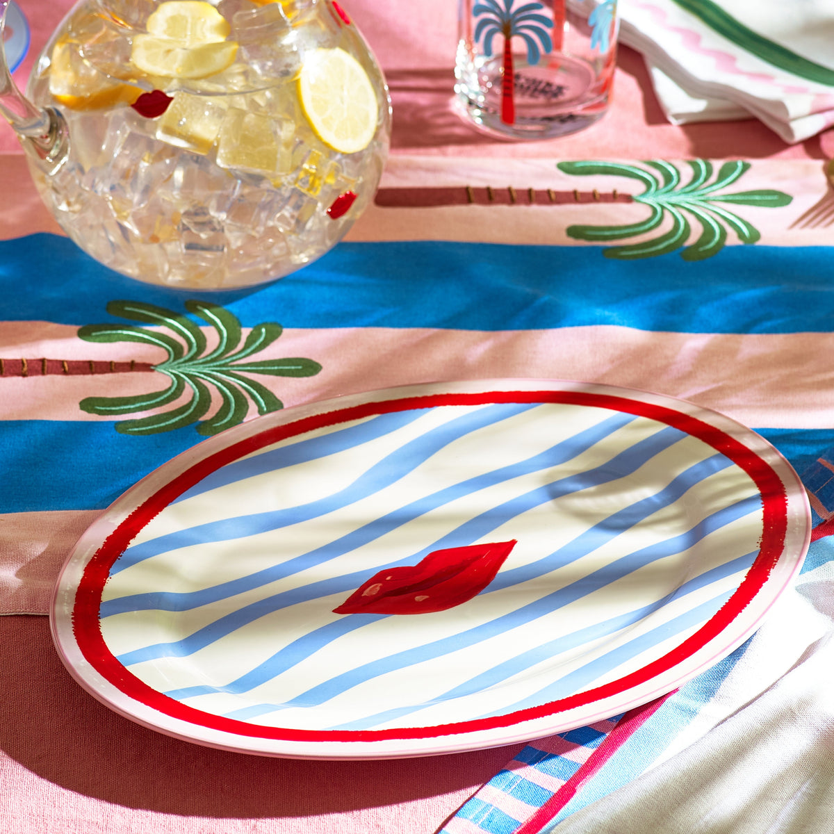 Buy Eleanor Bowmer “Lips” Serve Platter – Bold Stoneware Platter, 30cm ...