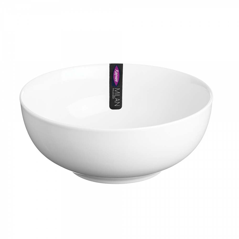 Rayware Milan Cereal Bowl, 16.2cm, White | Mahahome.com
