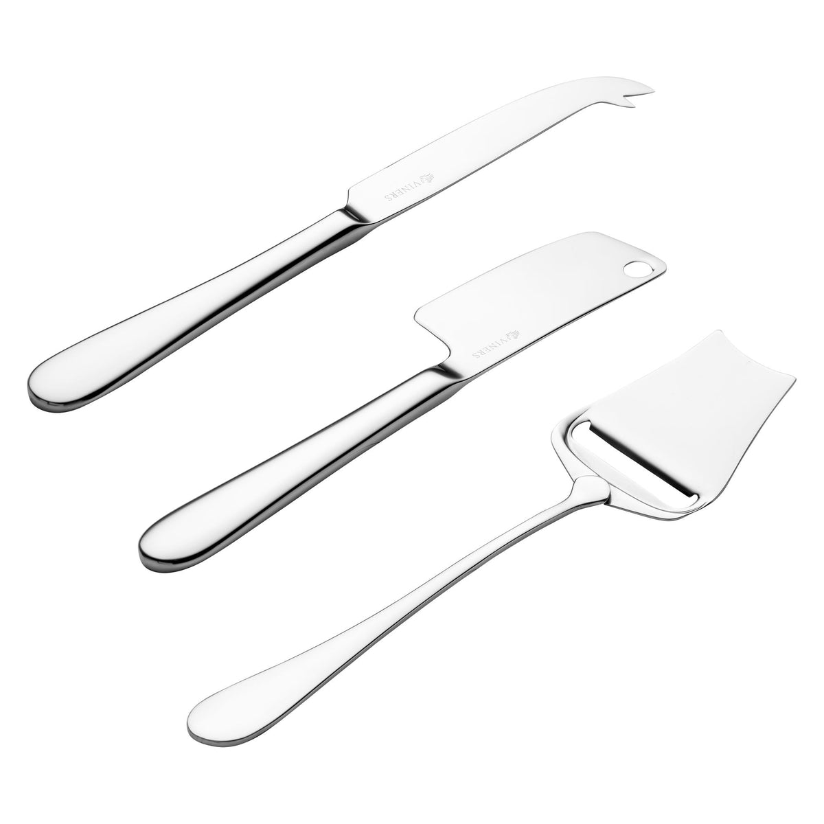 Buy Stainless Steel Viners Select 3-Piece Cheese Knife Set | Gift Box ...