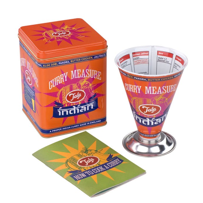 Tala Thali Curry Measure (Turmeric) – Tin Spice Measure with Recipe ...