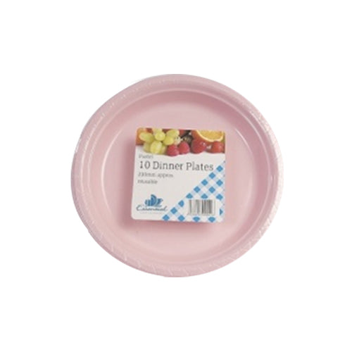 Essential Housewares Thermoformed Dinner Plates Set, 10pcs | Mahahome.com